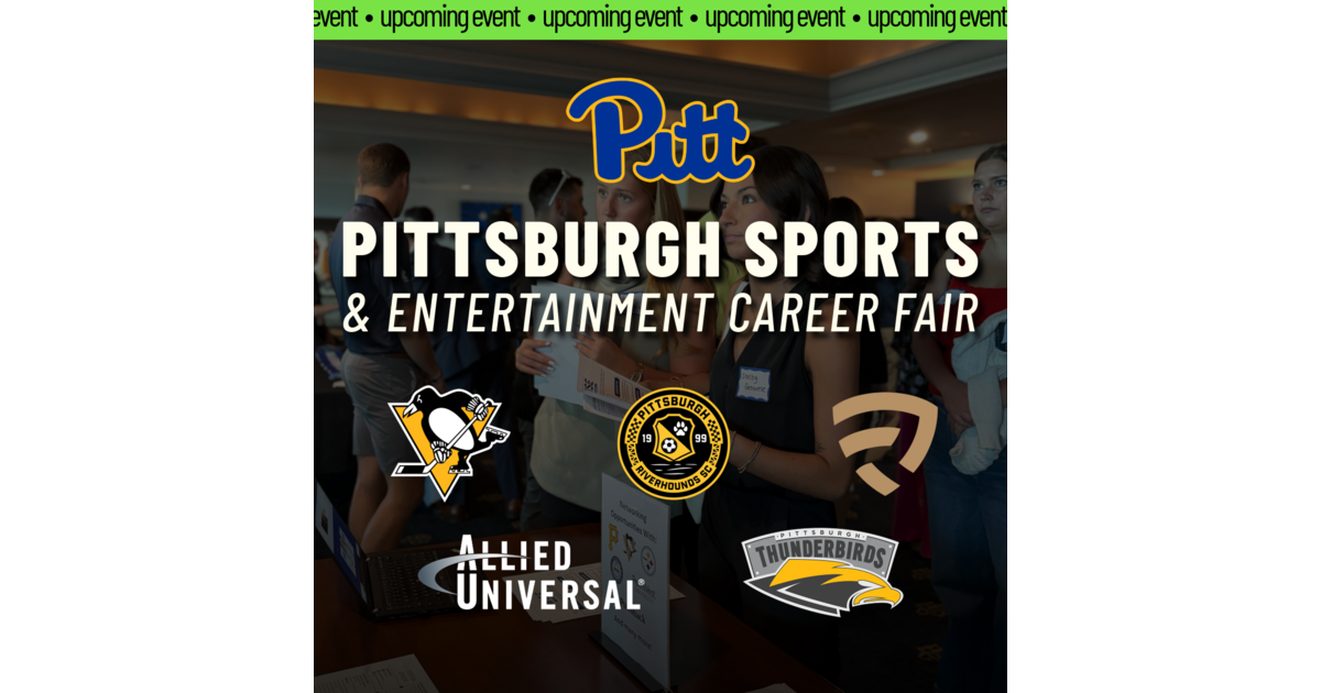 Pittsburgh Sports & Ent. Career Fair hosted by Pitt Athletics ...