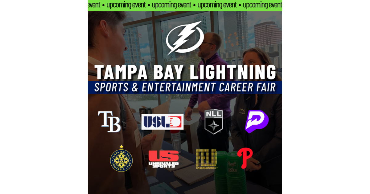 2026 Tampa Bay Lightning Sports & Entertainment Career Fair - TeamWork ...