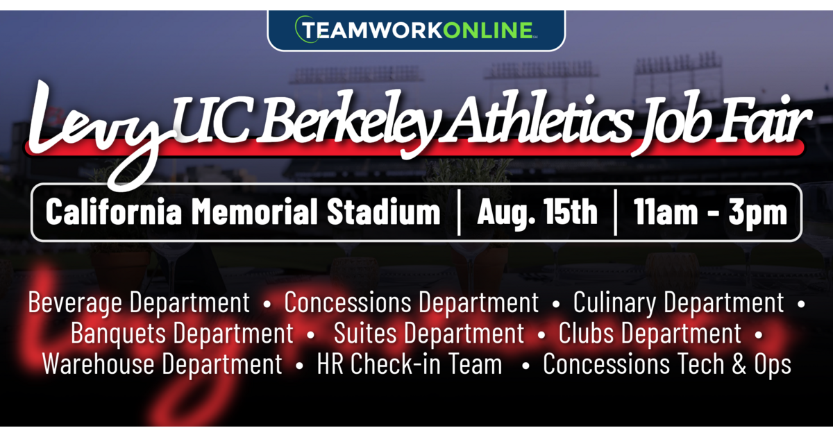 2025 Levy Bay Area Job Fair (pres. by TeamWork Online) - Levy Bay Area ...